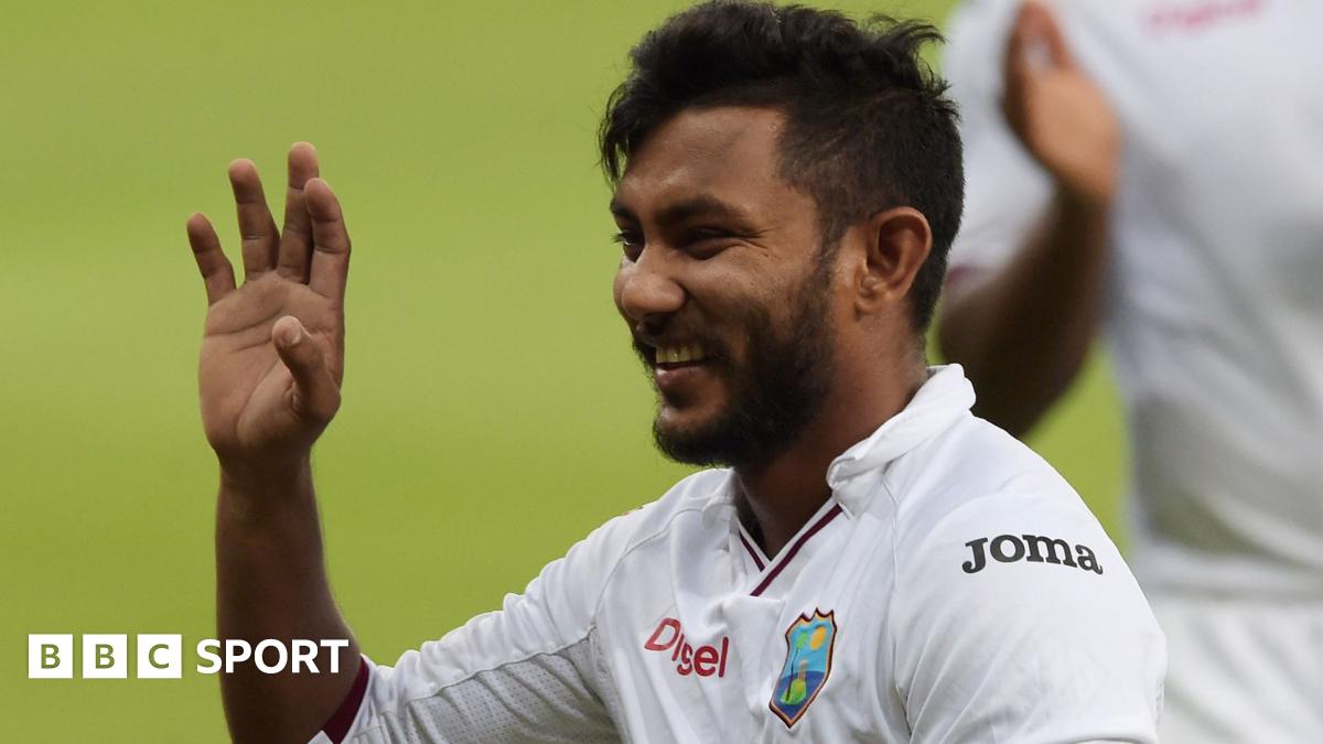 Pakistan v West Indies: Devendra Bishoo's 8-49 gives tourists slim ...