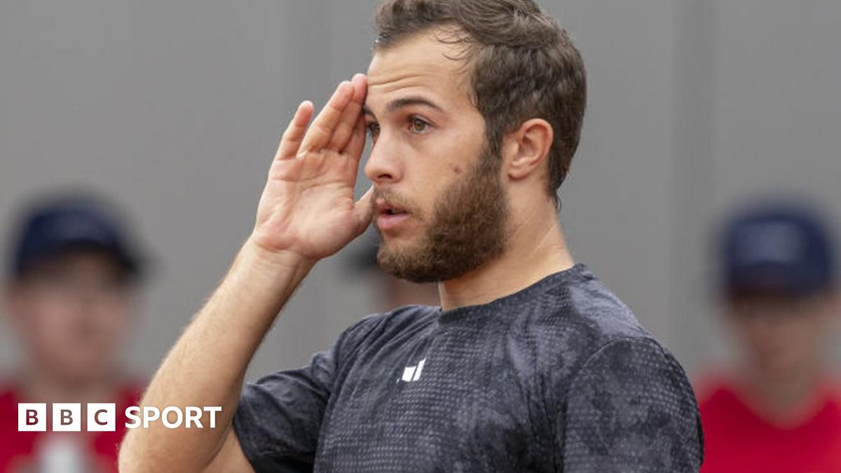 Hugo Gaston fined for unsportsmanlike behaviour at Madrid Open - BBC Sport