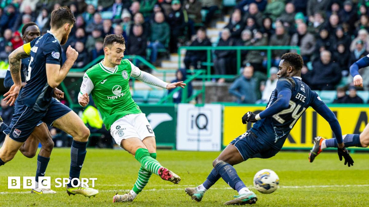 Highlights: Hibernian 2-0 Ross County - BBC Sport