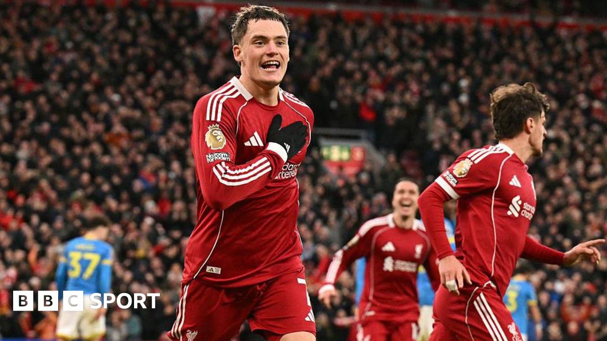 Liverpool 2-1 Wolves: Florian Wirtz scores his first goal for club ...