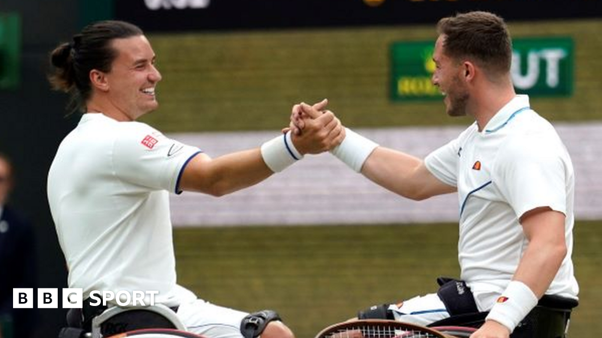 Wimbledon 2023: Great Britain's Alfie Hewett and Gordon Reid reach ...