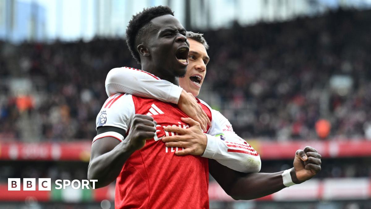 Saka and Rice seal Arsenal win over West Ham - BBC Sport