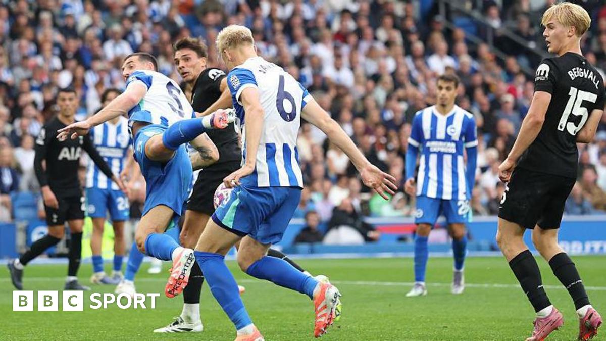 Brighton 2-2 Tottenham: Spurs fight back to earn draw - BBC Sport