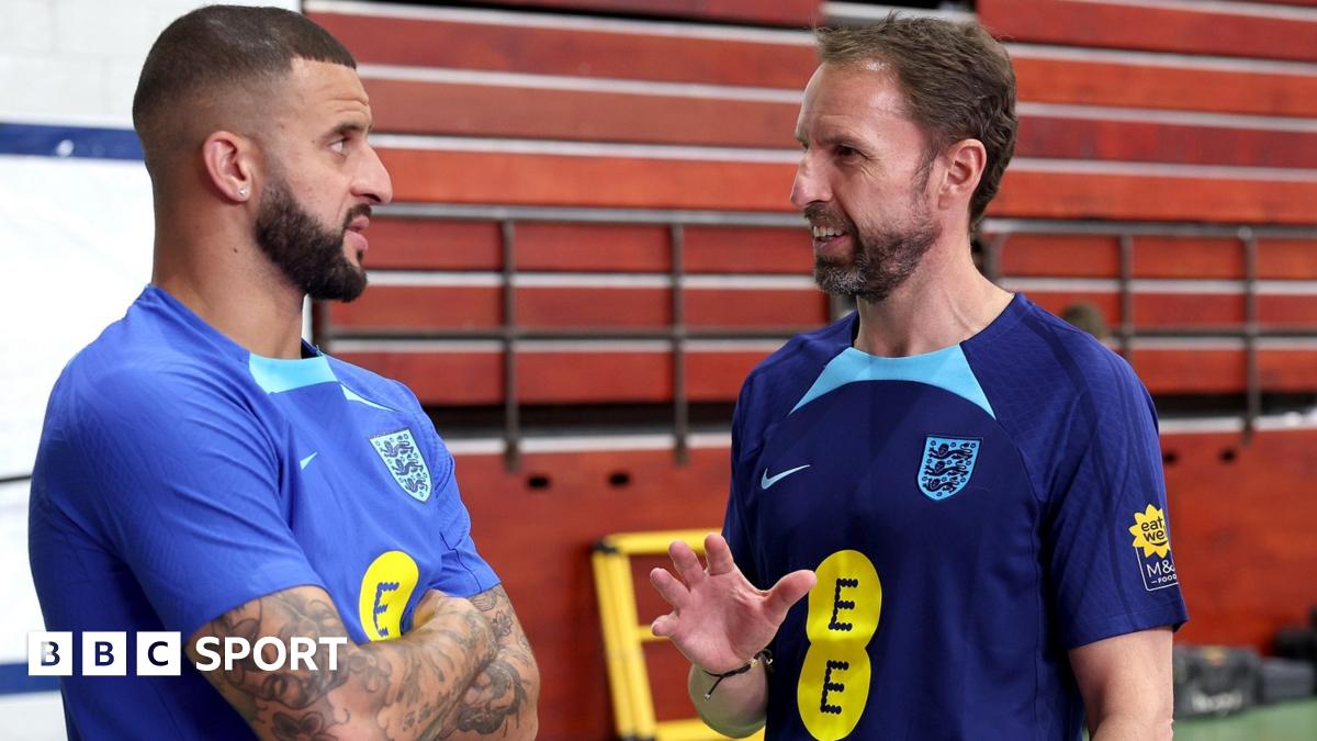 England v Italy: Gareth Southgate & Kyle Walker in news conference ...
