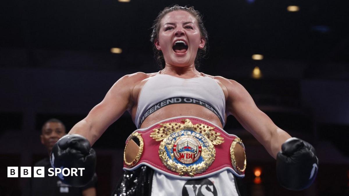 Sandy Ryan wins WBO welterweight world title with victory over Marie ...