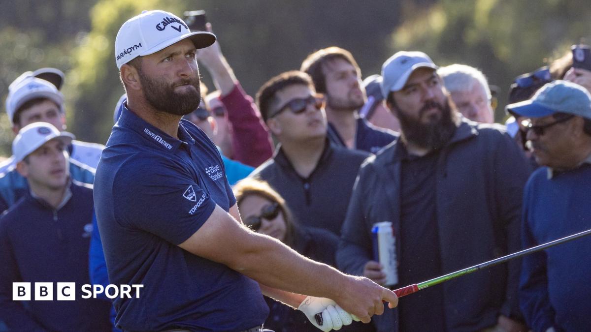 Genesis Invitational: Jon Rahm leads as Tiger Woods improves - BBC Sport