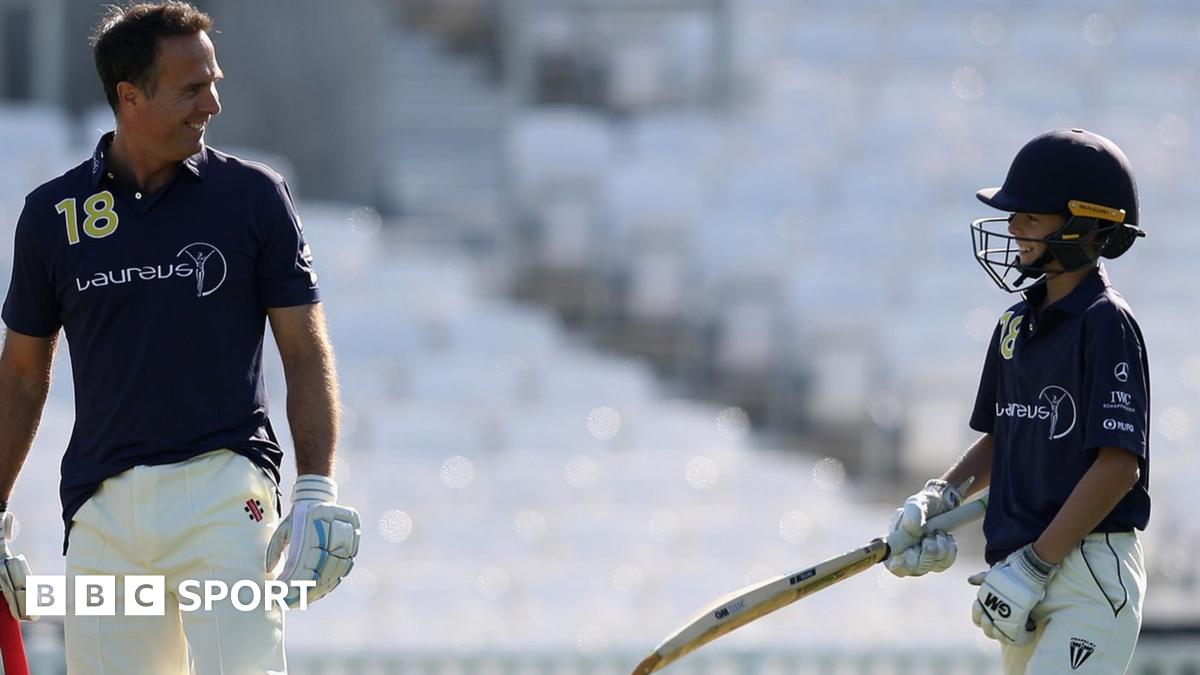 Archie Vaughan: Michael Vaughan's son joins Somerset academy - BBC Sport