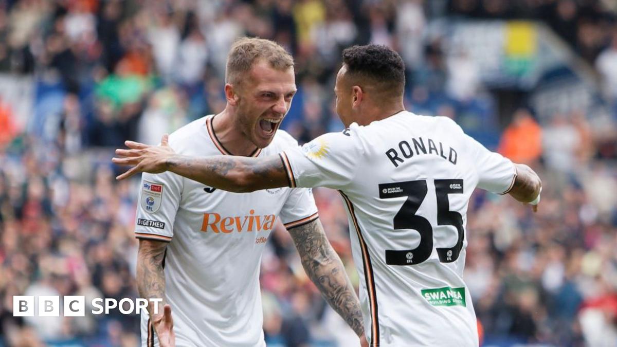 Swansea City: Matt Grimes hails 'best left-back in league' Josh Tymon ...