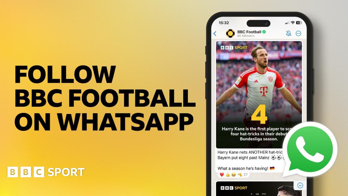 BBC Football launches WhatsApp channel - BBC Sport