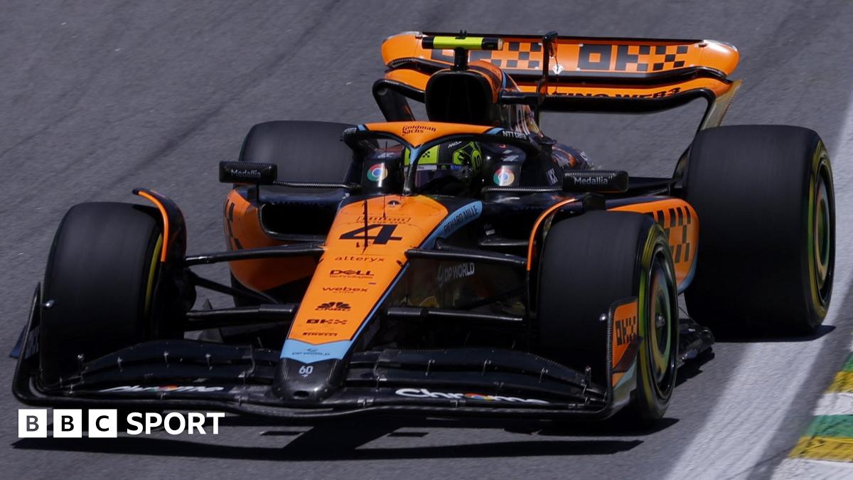 Sao Paulo Grand Prix: Lando Norris beats Max Verstappen to pole for sprint race - BBC Sport