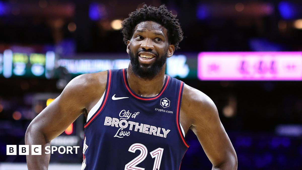 NBA: Sixers' Joel Embiid with longest scoring run in 51 years - BBC Sport
