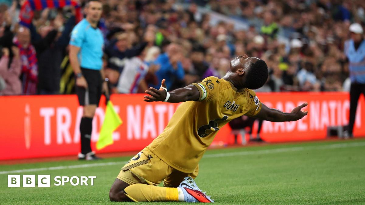 Aston Villa 0-3 Crystal Palace: Marc Guehi scores despite uncertainty ...