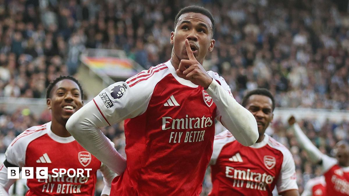 Newcastle 1-2 Arsenal: Gabriel scores late winner as Gunners go second ...