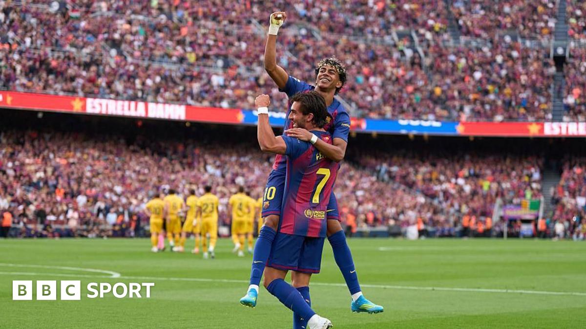 Barcelona 4-1 Espanyol: Ferran Torres scores twice as Barca win Catalan ...