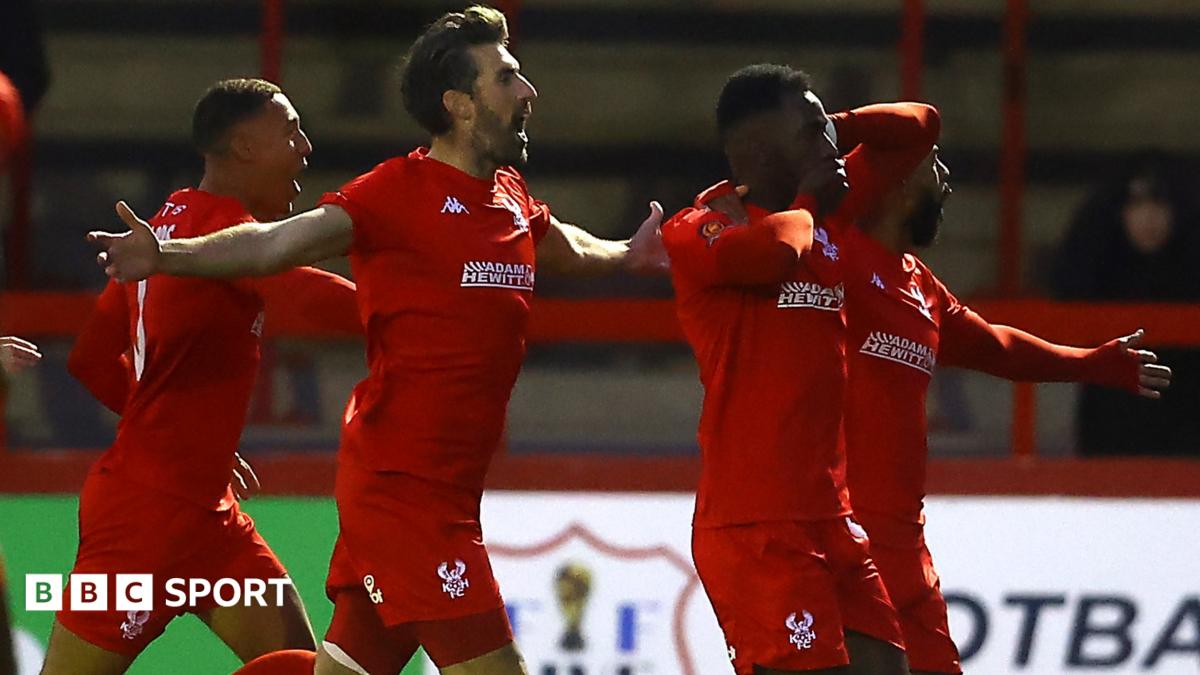 Kidderminster Harriers 2-0 FC Halifax Town: National League North side ...
