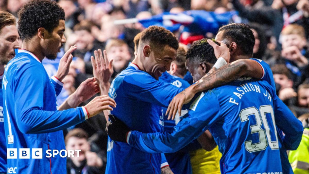 Rangers players 'have to believe they can face any challenge' - BBC Sport