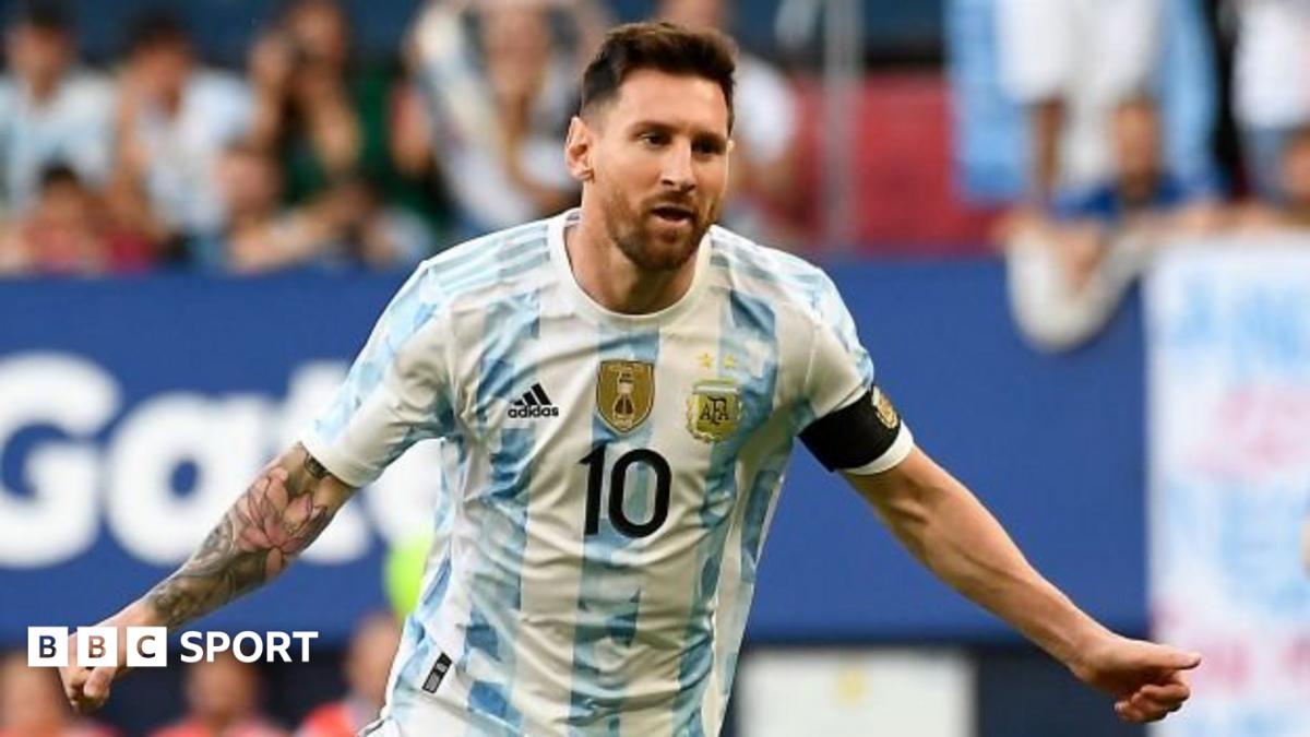 Argentina 5-0 Estonia: Lionel Messi scores five times in friendly win ...