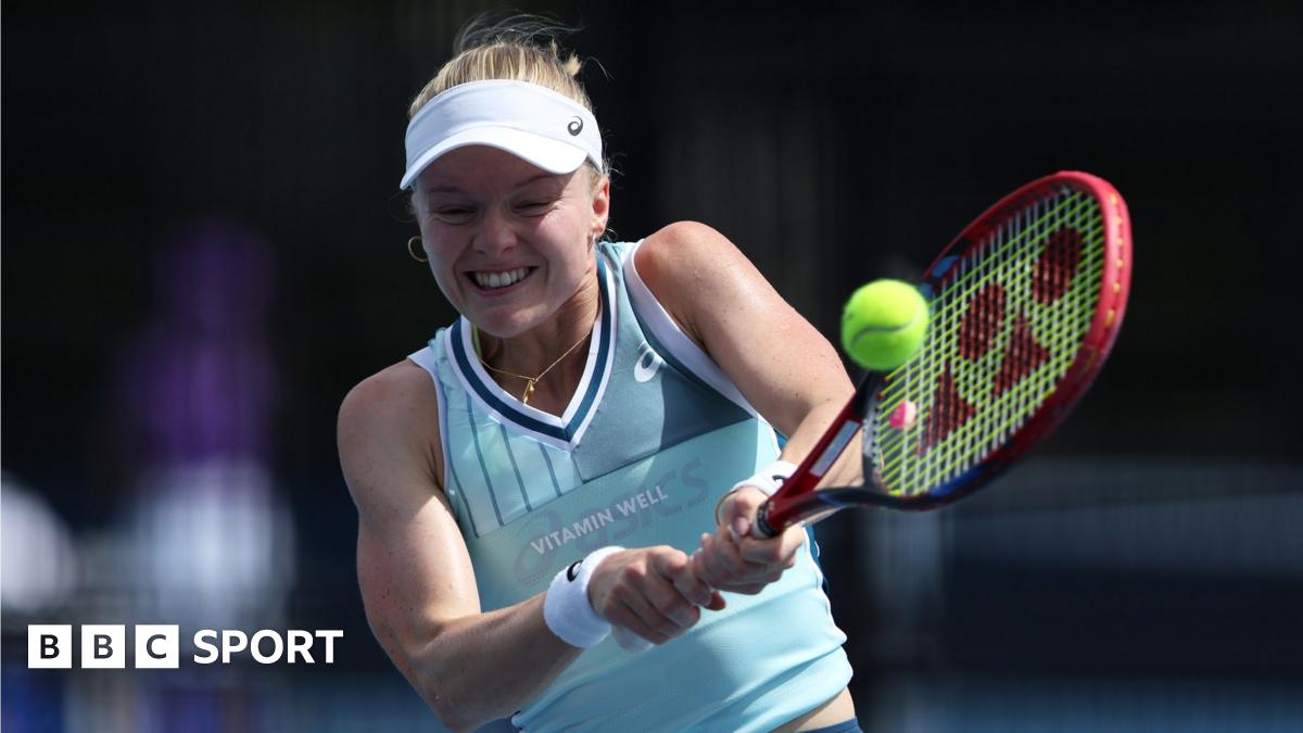 Guangzhou Open: GB's Harriet Dart wins opener as WTA returns to China ...