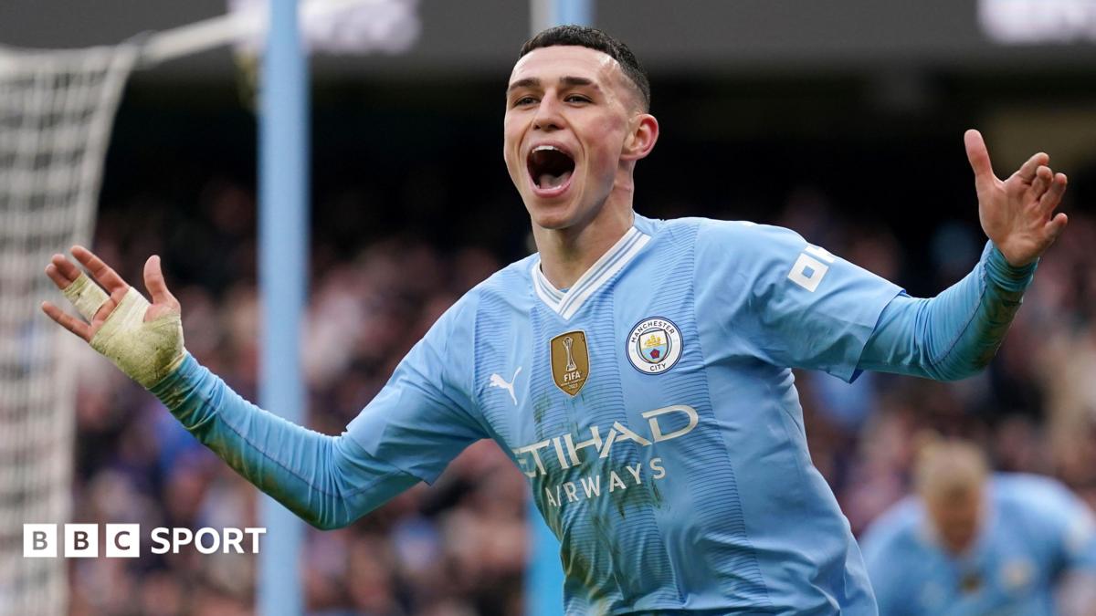 Phil Foden: Man City man wins Premier League Player of the Season - BBC ...