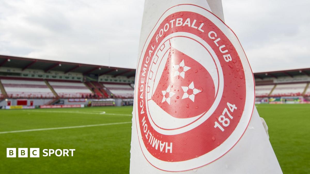 Hamilton Academical lay new pitch at New Douglas Park - BBC Sport