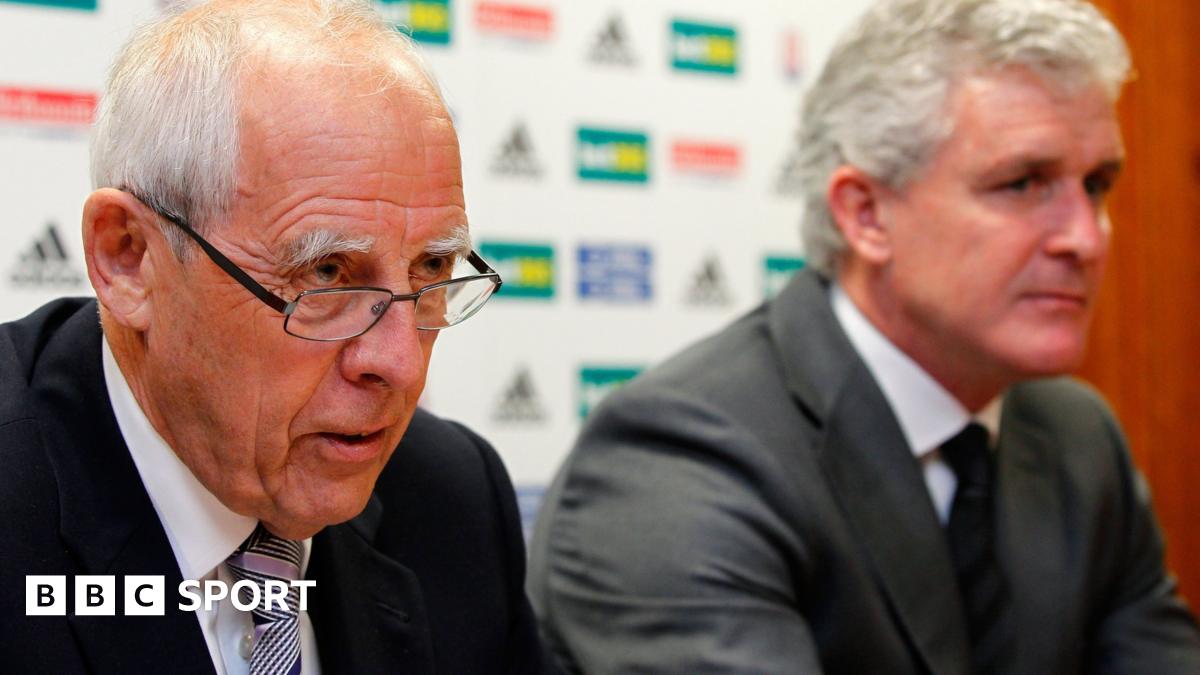 Peter Coates: Stoke City chairman content with the Potters' three ...