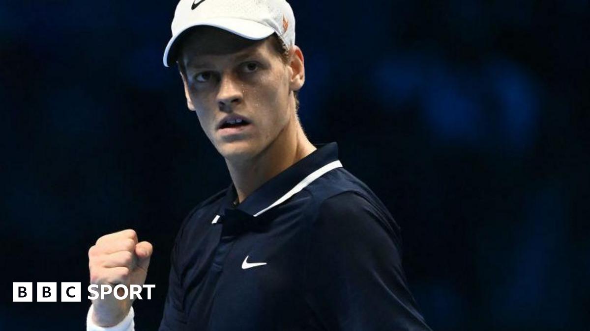 ATP Finals: Jannik Sinner beats Casper Ruud to set up Taylor Fritz title decider - BBC Sport