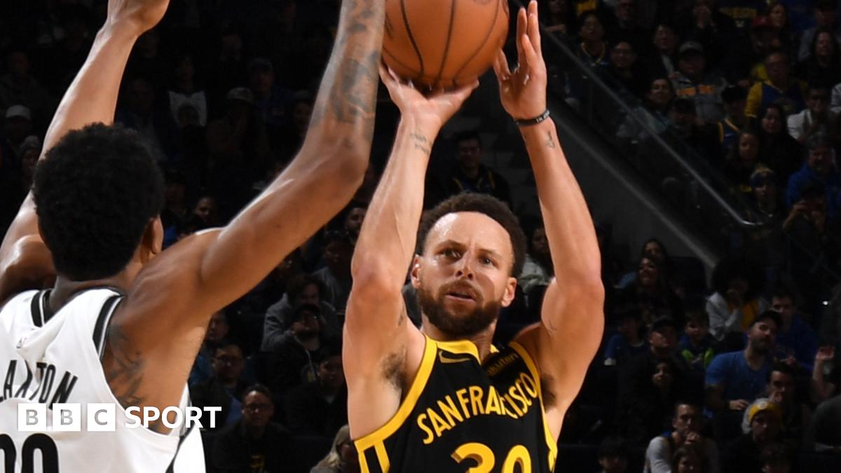 NBA: Stephen Curry passes 3,500 three-pointers mark in Golden State Warriors win - BBC Sport