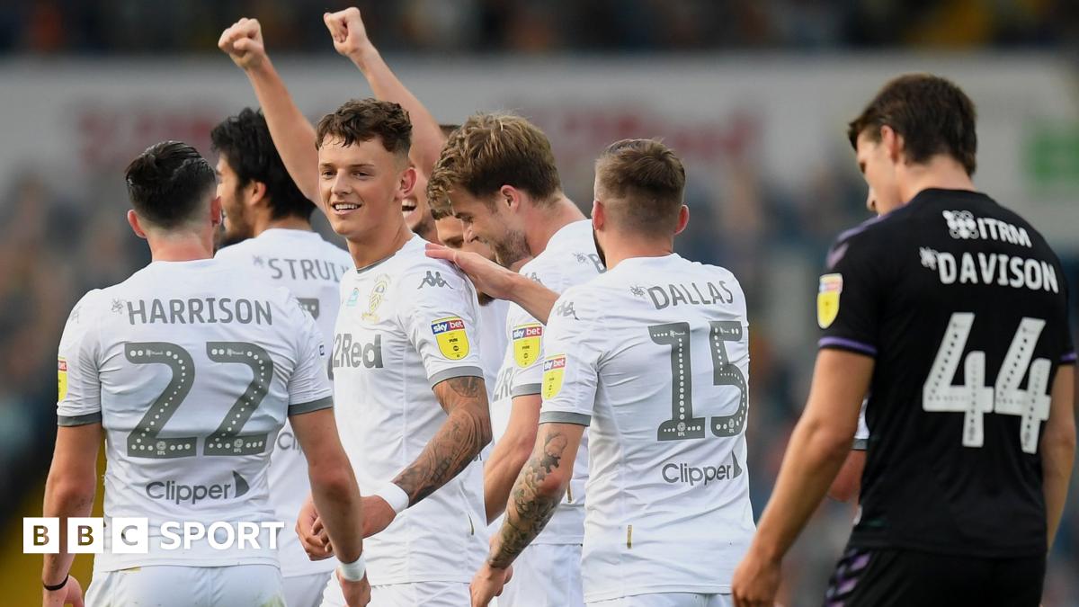 Leeds United 4-0 Charlton Athletic: Addicks relegated after heavy ...