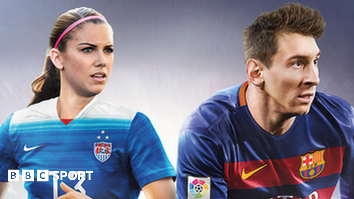 Alex Morgan: USA forward to feature on historic Fifa 16 cover - BBC Sport