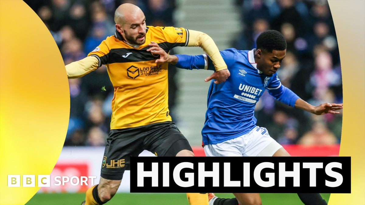 Rangers 2-1 Livingston: Highlights - BBC Sport