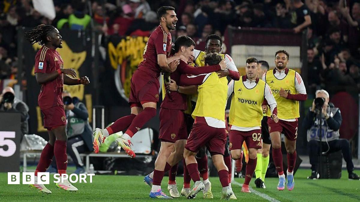Lazio 1-1 Roma: Matias Soule stunner extends Roma's unbeaten run - BBC ...