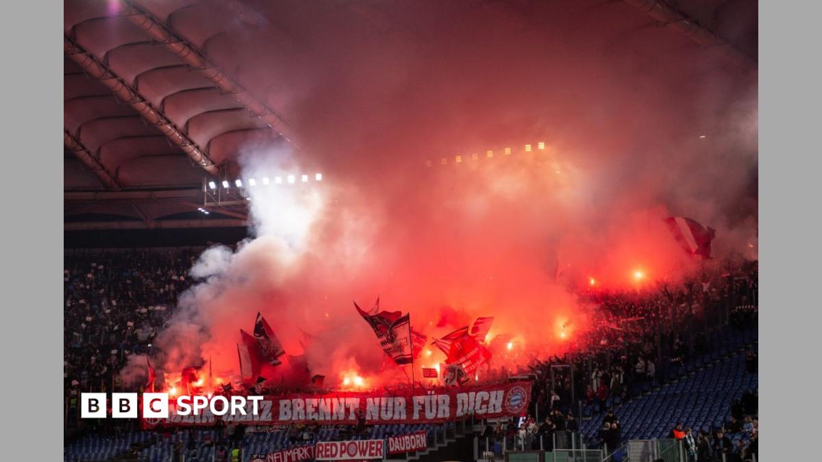 Arsenal: No Bayern Munich fans at Emirates Stadium - BBC Sport