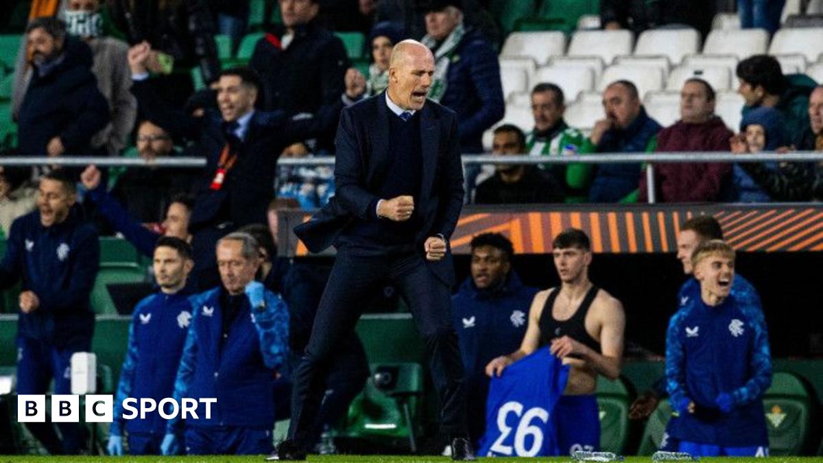 Real Betis 2-3 Rangers: What the manager said - BBC Sport