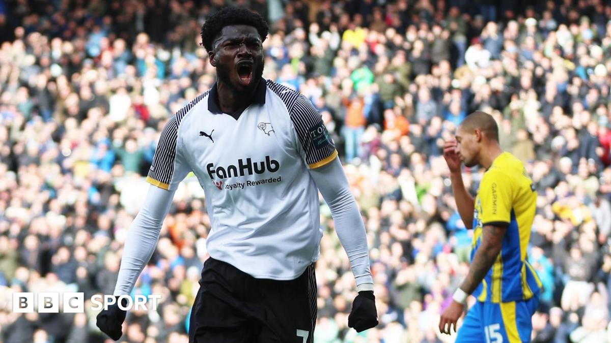 Derby County 1-1 Southampton: Patrick Agyemang earns Rams a draw - BBC ...