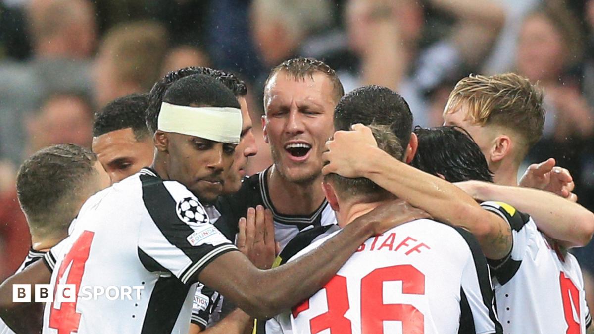 Newcastle United 4-1 Paris St-Germain: Eddie Howe's roar to victory ...