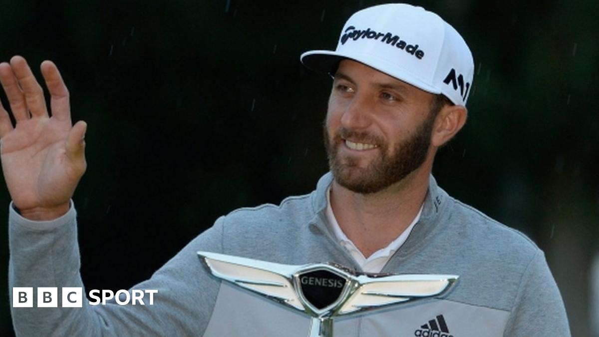 Genesis Open: Dustin Johnson becomes world number one - BBC Sport