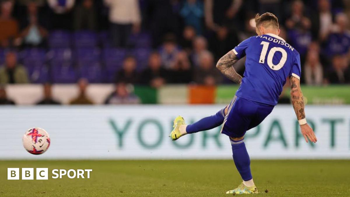 Leicester City: Maddison taking penalty with Vardy on pitch 'very ...