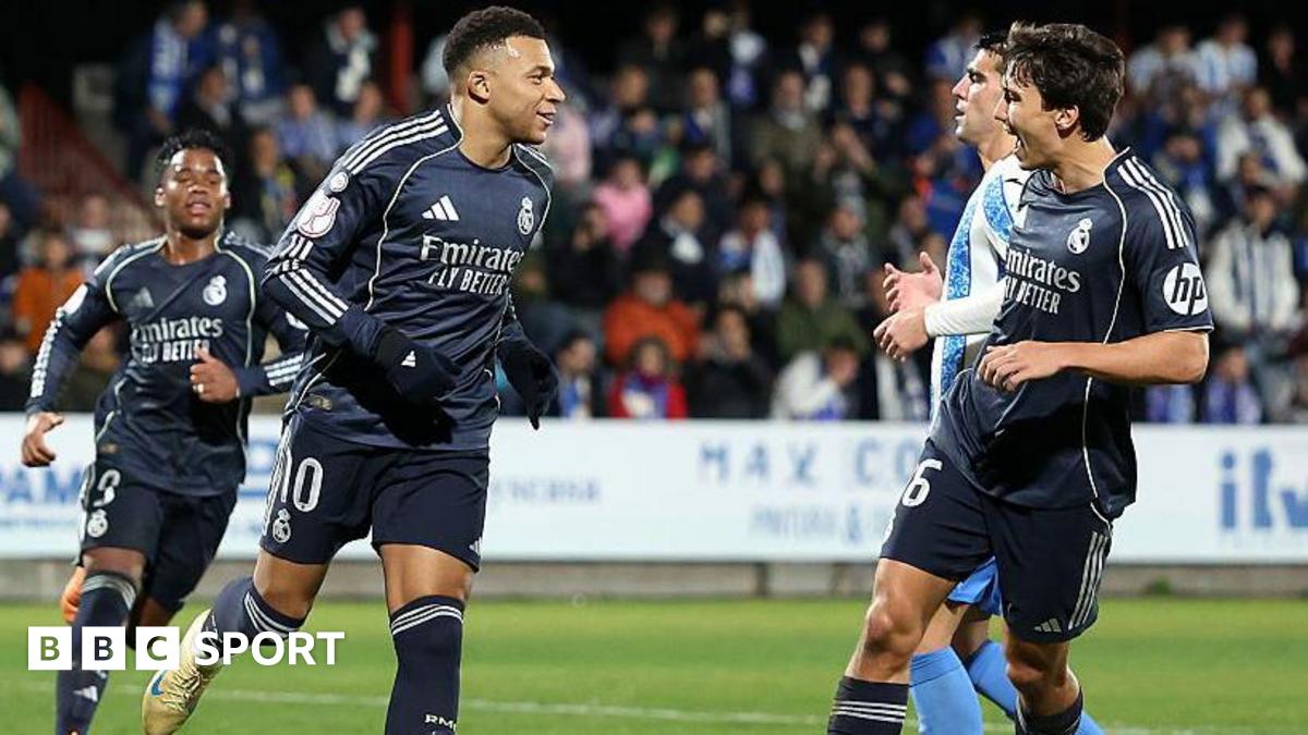 Talavera 2-3 Real Madrid: Kylian Mbappe one short of equalling ...