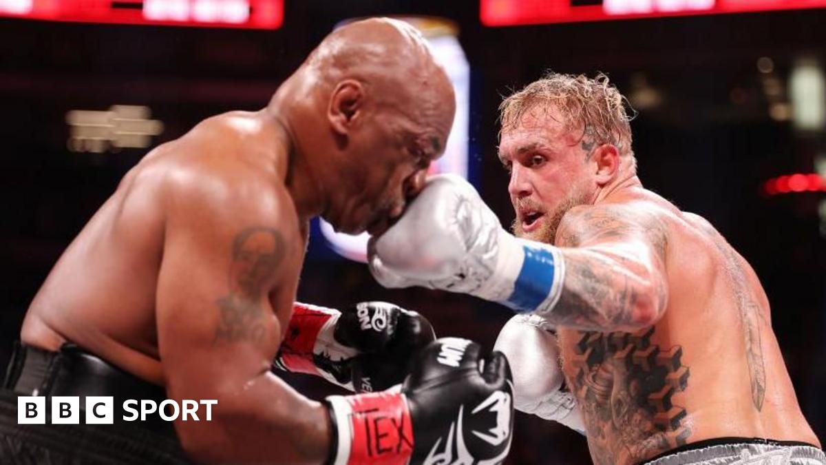Mike Tyson vs Jake Paul: Mike Tyson beaten by Jake Paul on points in ...