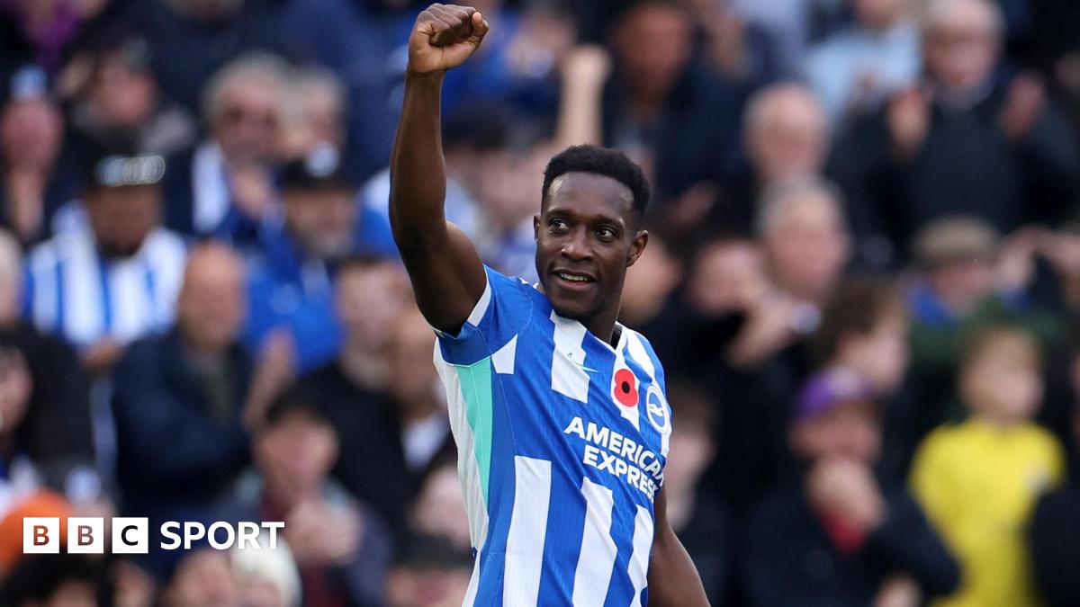 Brighton 3-0 Leeds United: Danny Welbeck scores again in comfortable ...