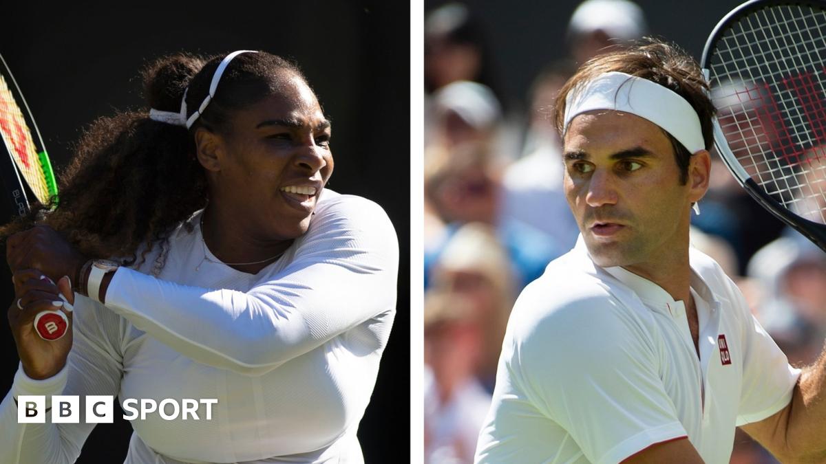 Roger Federer and Serena Williams win on Wimbledon day one - BBC Sport