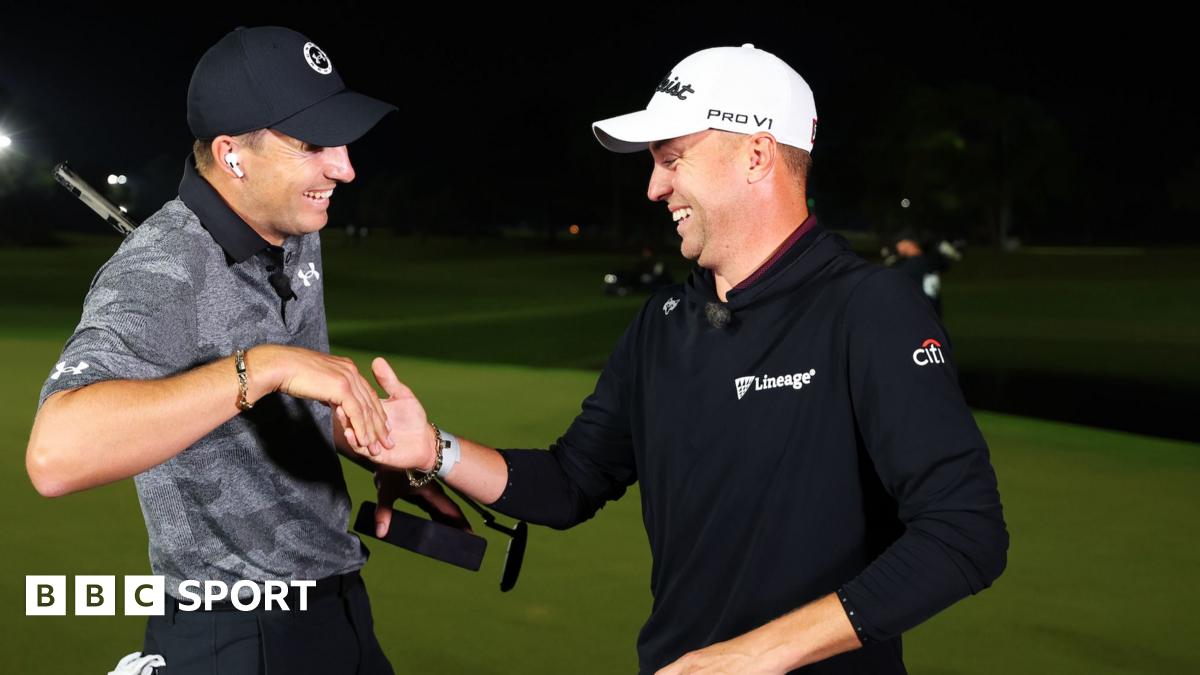 The Match: Jordan Spieth and Justin Thomas beat Tiger Woods and Rory McIlroy - BBC Sport