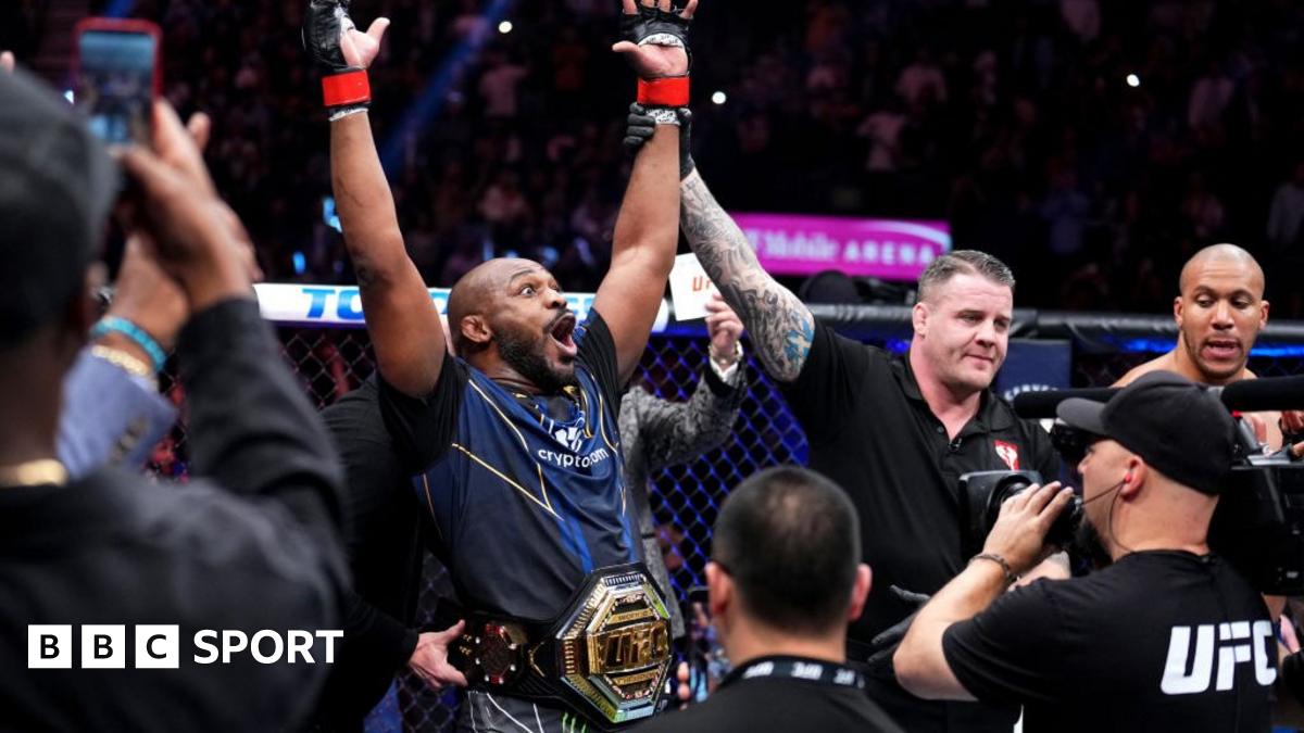 UFC 285: Jon Jones 'greatest MMA fighter of all time' after heavyweight ...