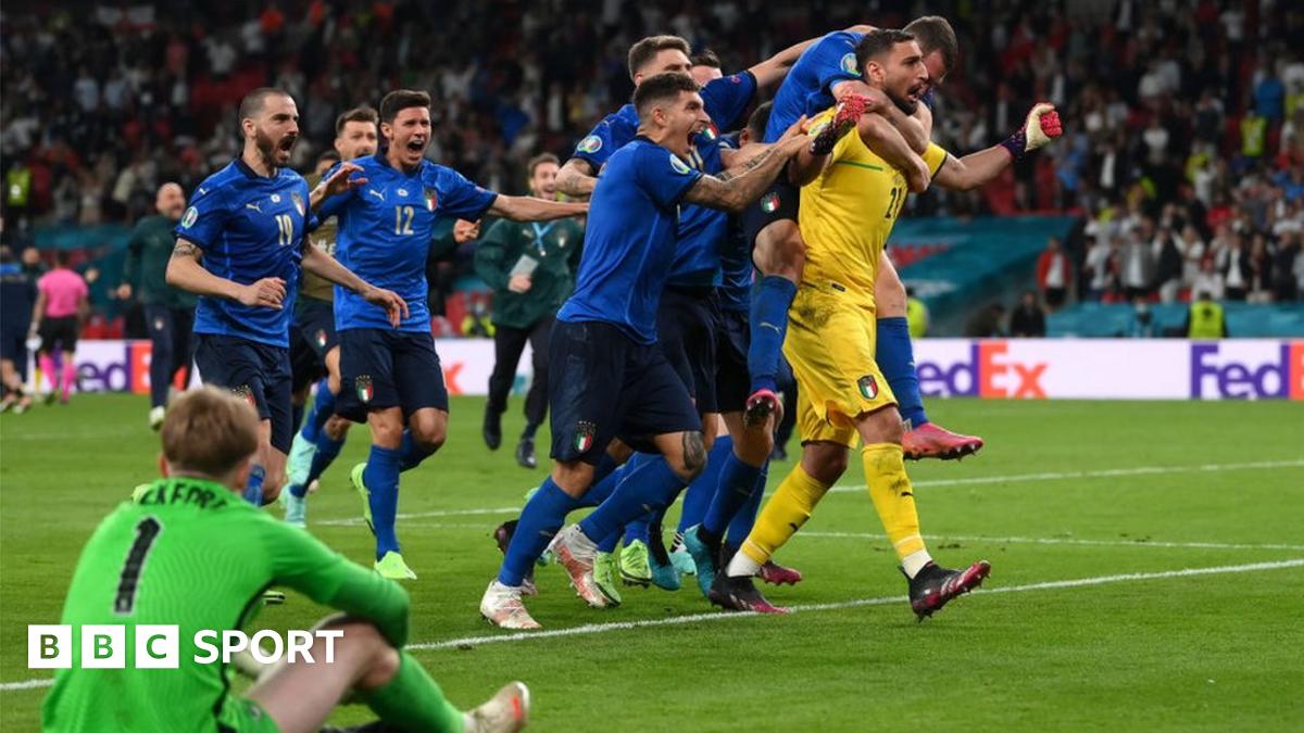 Euro 2020 final: England beaten by Italy on penalties - BBC Sport