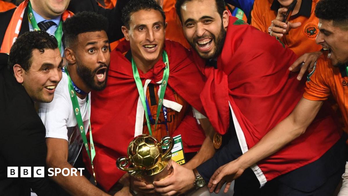 Confederation Cup: RS Berkane win shoot-out to lift trophy - BBC Sport