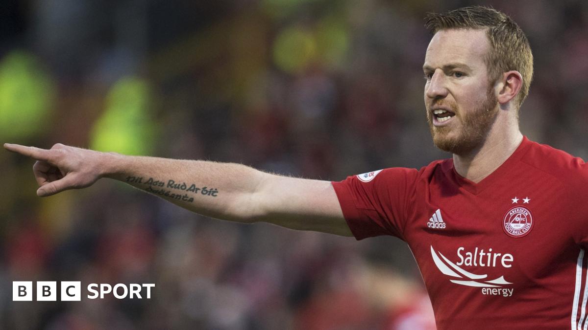 Adam Rooney: Aberdeen's Derek McInnes rues striker loss to Salford City ...