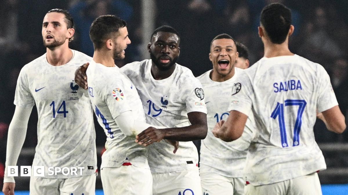 Greece 2-2 France: Draw ends France's perfect Euro 2024 qualifying ...