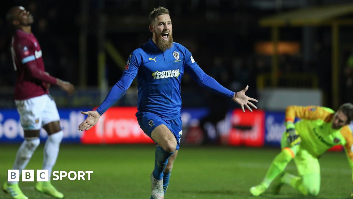 AFC Wimbledon 4-2 West Ham United in FA Cup fourth round - BBC Sport