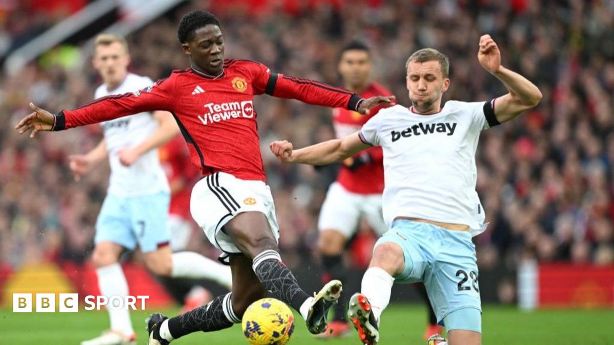 Manchester United 3-0 West Ham: Key stats - BBC Sport