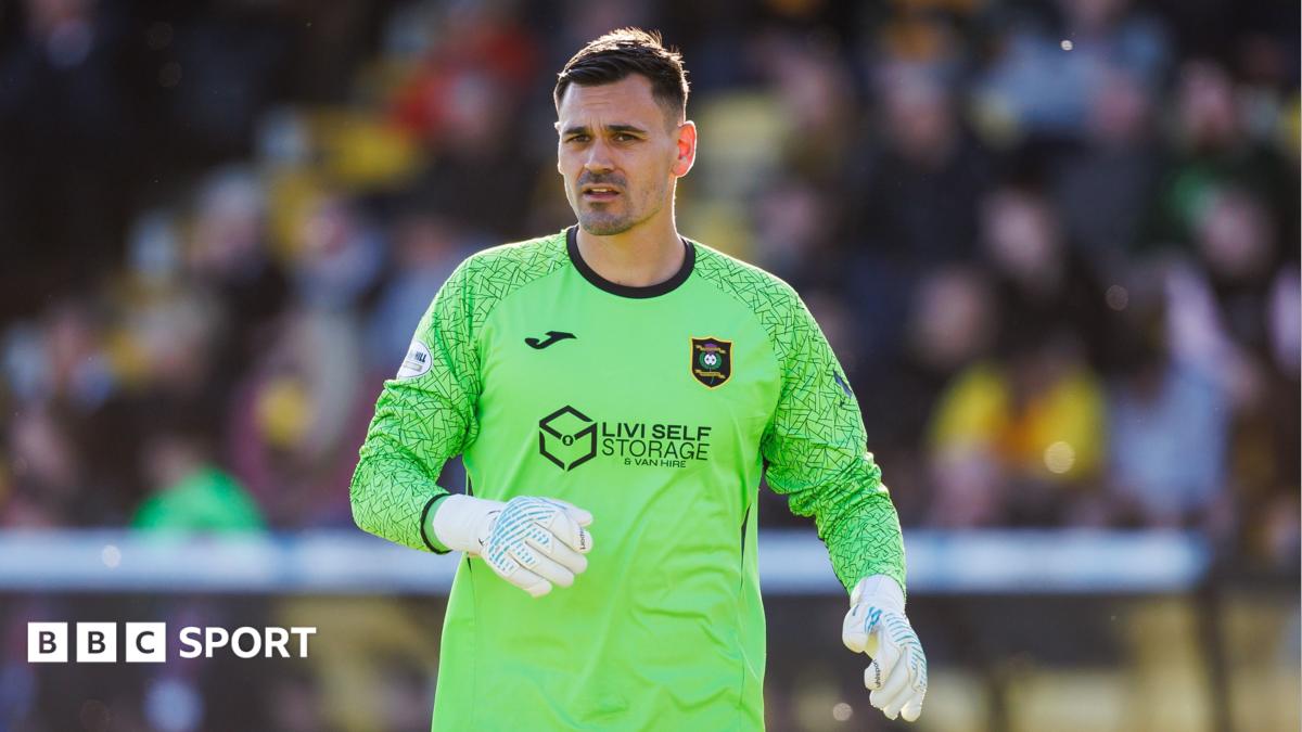 Livingston goalkeeper Jerome Prior makes Premiership TOTW - BBC Sport
